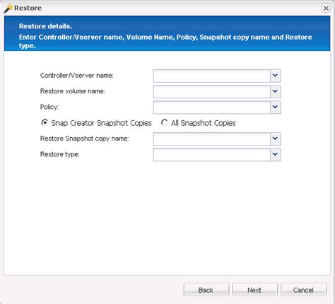 Performing Single File Restore Operations