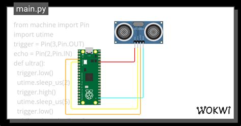 Ultra Sonic Wokwi ESP32 STM32 Arduino Simulator
