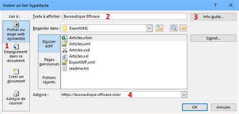 Utiliser Les Liens Hypertexte Dans Excel Bureautique Efficace