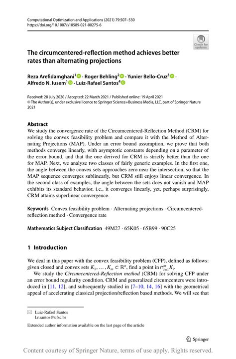 The Circumcentered Reflection Method Achieves Better Rates Than Alternating Projections