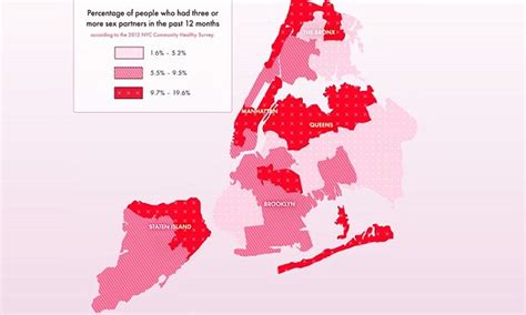 Big Apple S Sex Map Chart Reveals East Harlem Is New York City S Most Most Promiscuous