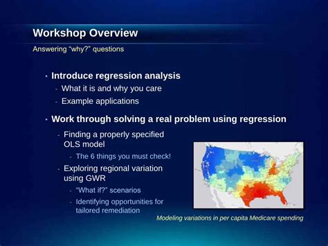 Pdf Modeling Spatial Relationships Using Regression Analysis · What