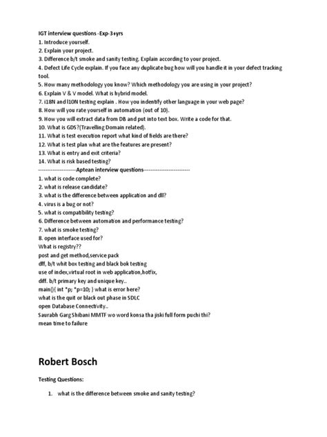 Realtime Interview Questions Pdf Selenium Software Information Technology Management