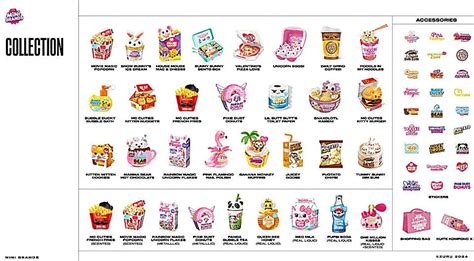 5 Surprise Mini Brands Kawaii Kuties Mystery Box 13 Packs Zuru Toys