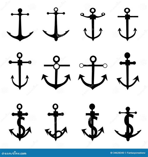 Anchors Stock Photo Image 34628340