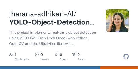 github jharana adhikari ai yolo object detection in real time this