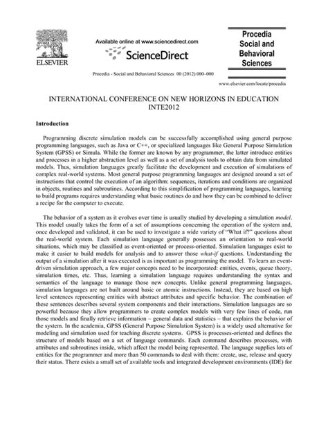 gpss interactive learning environment pdf