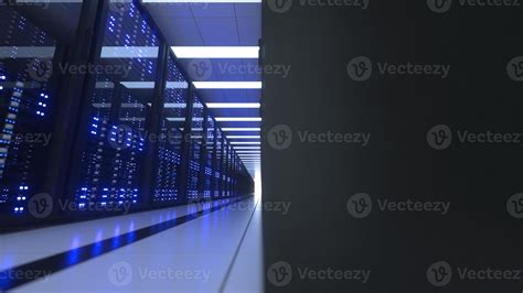 Data Center Computer Racks In Network Security Server Room Cryptocurrency Mining 10699746 Stock