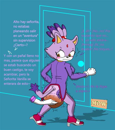 Rule 34 Abdl Anthro Cat Blaze The Cat Cat Girl Dialog Dialogue Diaper