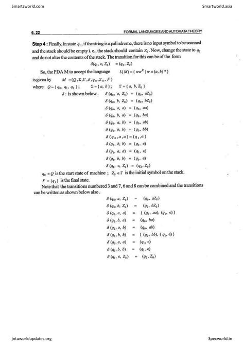 Formal Languages And Automata Theory Complete Notes Krithi4443 Page