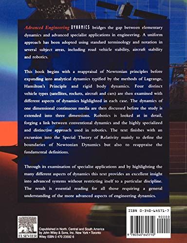 Pre Owned Advanced Engineering Dynamics