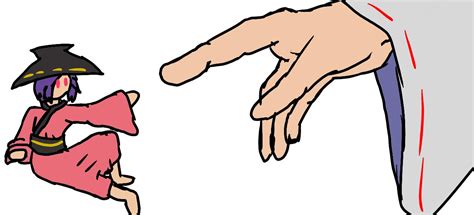 The Inchling Reaches For The Hand Scrolller