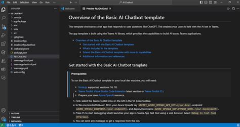 build a basic ai chatbot in teams teams microsoft learn