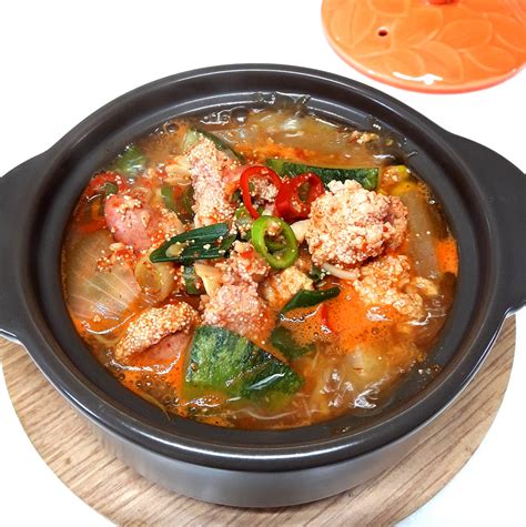 명란알 탕 국물요리