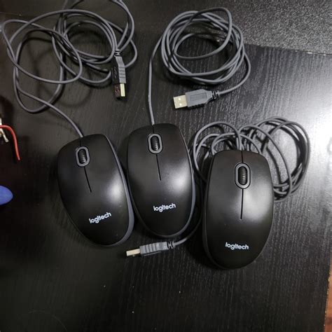 Logitech Wired Ordinary Mouse Computers And Tech Parts And Accessories Mouse And Mousepads On Carousell