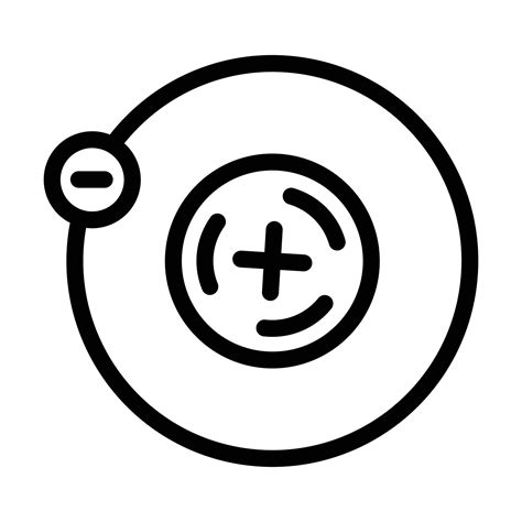 Physics Molecular Structure Line Icon Vector Illustration 20671932 Vector Art At Vecteezy