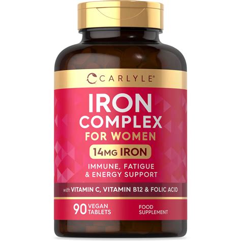 Iron Supplements For Women With Vitamin B12 Vitamin C And Folic Acid