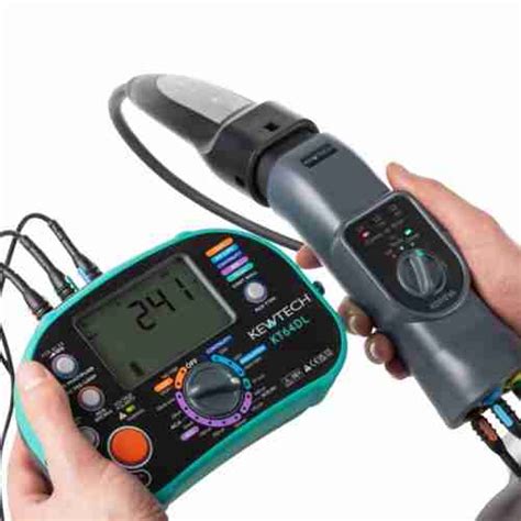 Kewtech Kt64dl Multifunction Tester With Keweva Ev Charge Point Testing Adaptor Compact