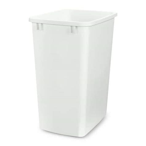 Reviews For Rev A Shelf White Qt Under Sink Pull Out Trash Can Replacement Pg The Home