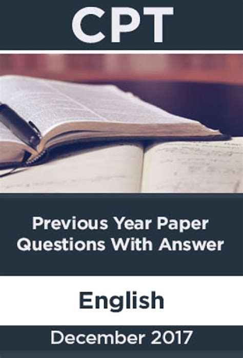 download cpt december 2017 previous year paper question with answer in
