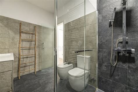 Modern Bathrooms Are Often Characterized By A Minimalist Clean Design With Straight Simple