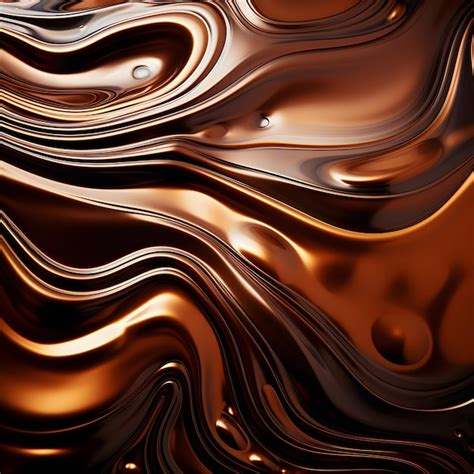 Premium Ai Image Liquid Metal Texture