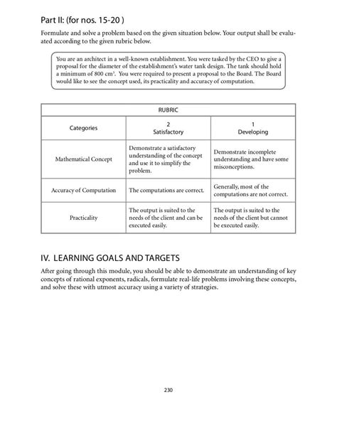 Grade 9 Math Module 4 Zero Exponents Negative Integral Exponents