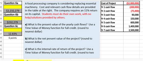 Solved See image attached. Please use excel formula only, | Chegg.com