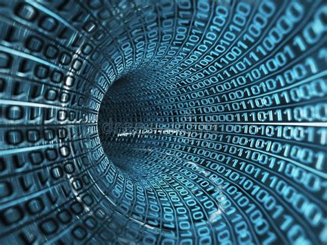 binary stream stock image image of data global design 4365241