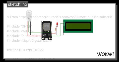Mqttesp32 Testdhto Wokwi Esp32 Stm32 Arduino Simulator