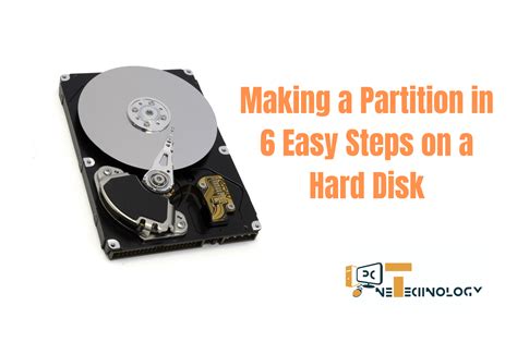 Making A Partition In 6 Easy Steps On A Hard Disk Computer And