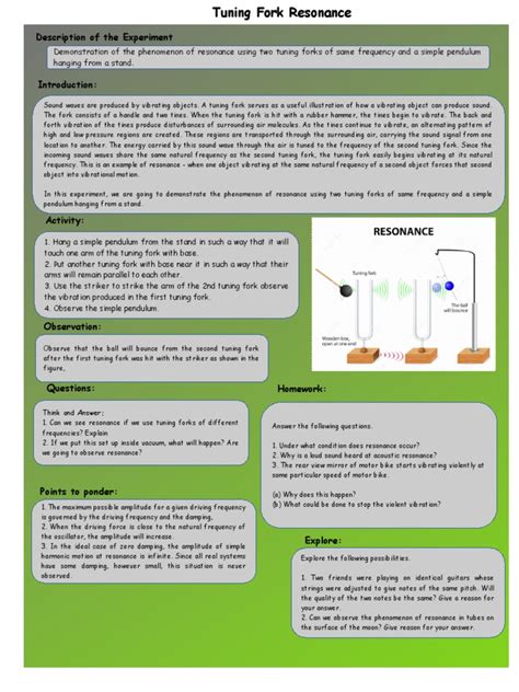 Tuning Fork Resonance Pdf