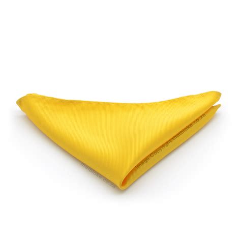 Yellow Pocket Square Stripe Pattern — That Bloke