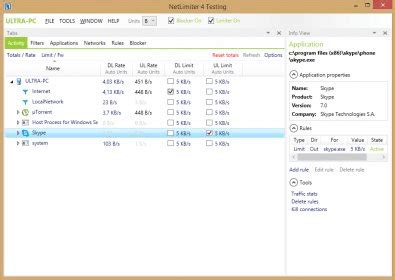 NetLimiter Download NetLimiter Permits You To Limit The Internet Usage Of Any Program