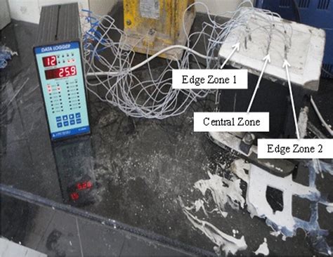 Rtd Sensor Embedded In Fresh Concrete With A Data Logger Download