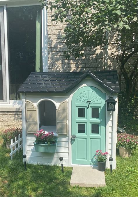 Little Tikes Plastic Playhouse Makeover At Albina Giese Blog