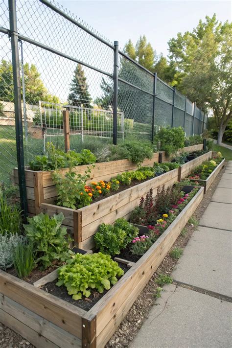 16 Creative Raised Garden Bed Ideas For Fence Lines