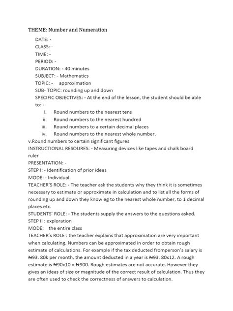 8555 Approximation 1 Pdf Significant Figures Teaching Methods And Materials