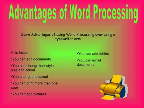 Word Processing Revision Task Ppt Computing Technology And Computing
