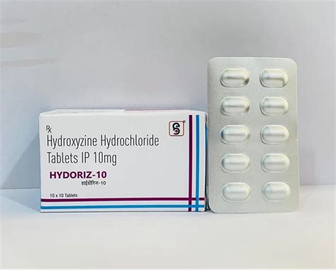 Hydroxyzine 10 Mg Tablet Packaging Type Box At ₹ 330box In