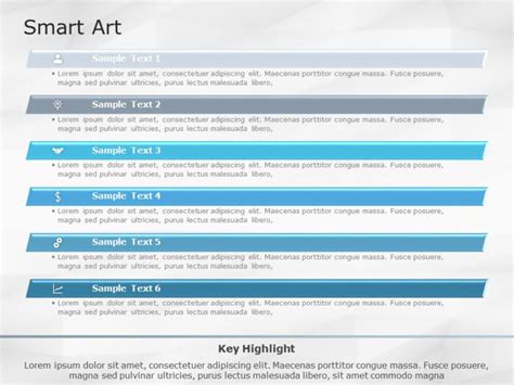 SmartArt List Curved Steps