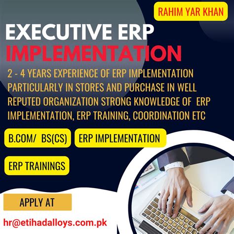 Erp Erpjobs Erpcareers Erpimplementation Erptrainings Erpofficer… Muhammad Mohsin Iqbal