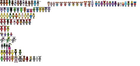 8 Bit Characters From Fnaf Found On Steam Posted By Cargo R Fivenightsatfreddys