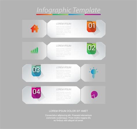 Premium Vector Presentation Business Infographic Template With 4 Options