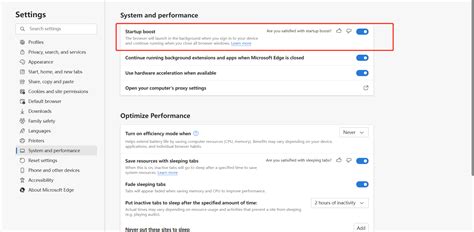 the function of startup boost is added to edge from which version it