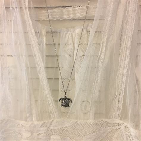 Turtle Locket Solid Brass Sterling Plated Unique Locket Hidden Etsy