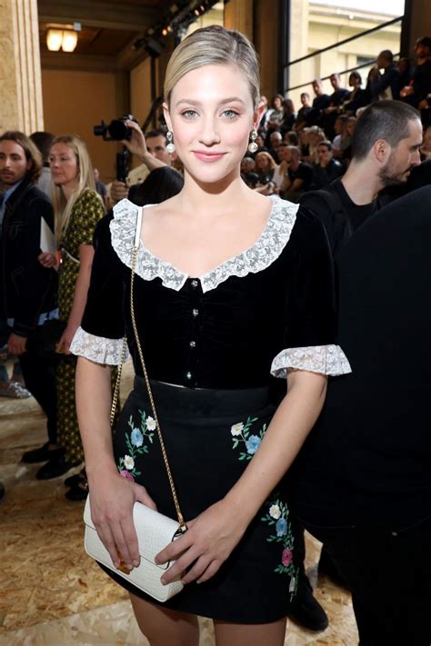 Lili Reinhart At Mu Miu Fashion Show At Pfw In Paris 10 01 2019