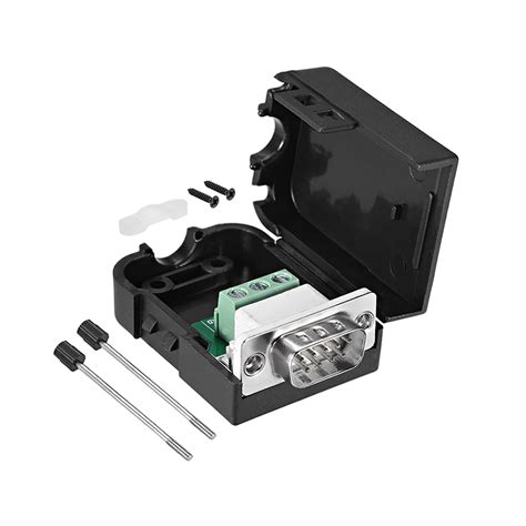 D Sub DB9 Breakout Board Connector With Case 9 Pin Solderless With Screws Walmart Com