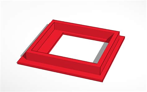 3d Design Tft 1 3 Frame St7789 240x240 Tinkercad