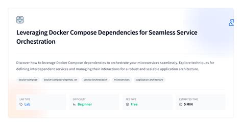 Dependências Docker Compose Para Orquestração De Serviços Sem Problemas